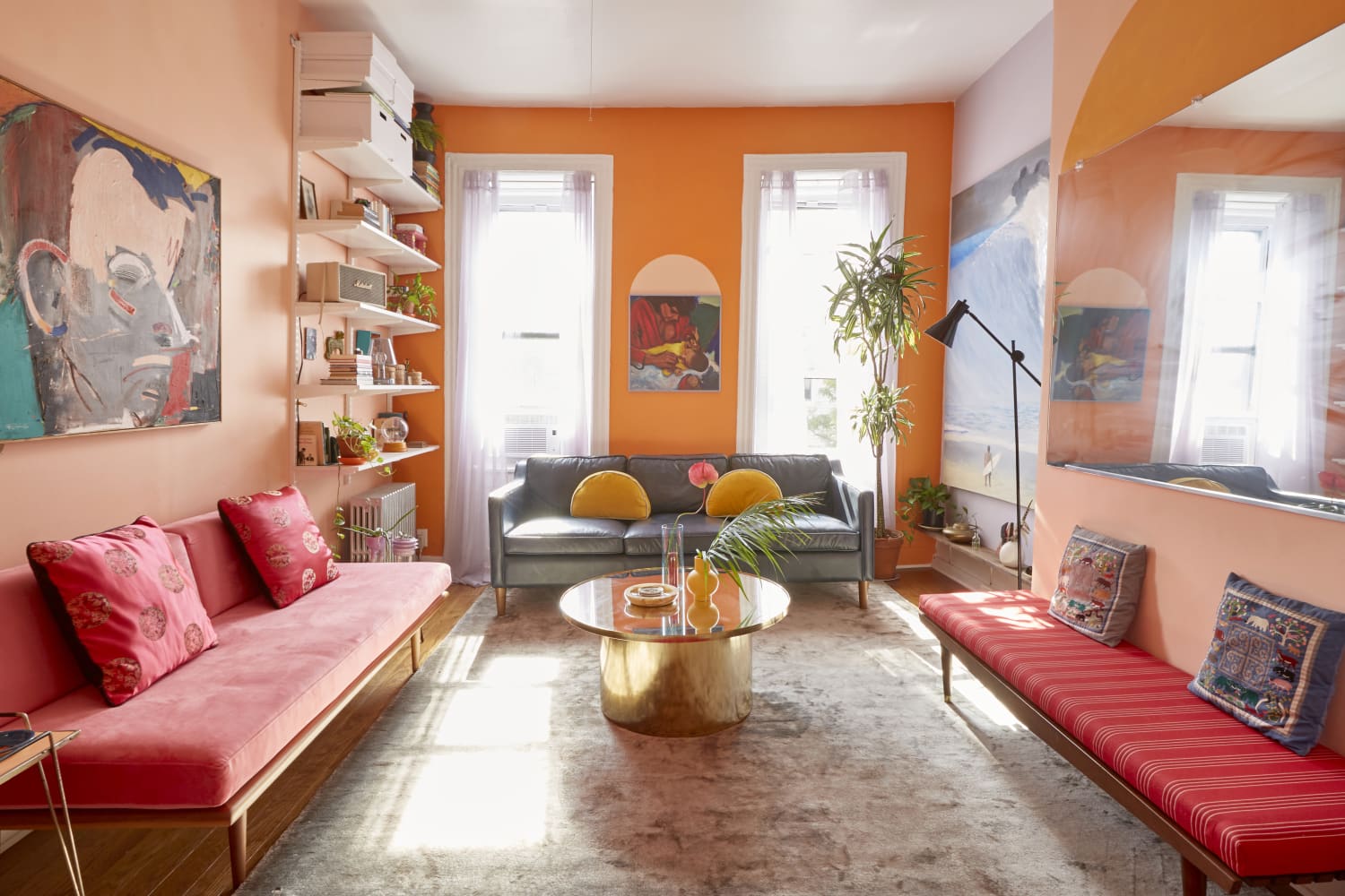 Long narrow living room store
